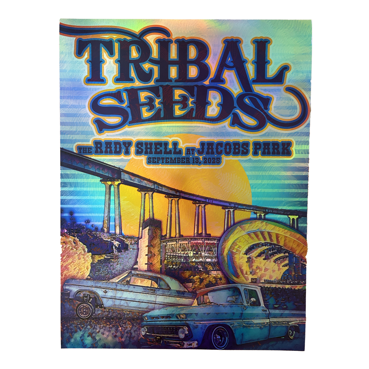 Rady Shell at Jacobs Park Show Foil Poster – Tribal Seeds Store